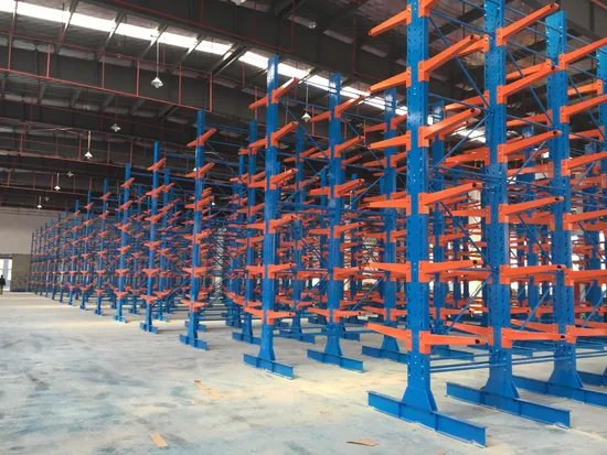 Heavy Duty Warehouse Cantilever Racking System for Rebar Storage ...